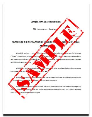What Is A HOA Board Resolution And How To Create One? | HOAM