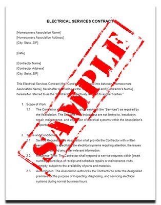 Electrical Services | HOA Management.com